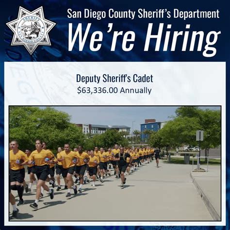 San Diego County Sheriffs Department On Linkedin Deputy Sheriffs Cadet