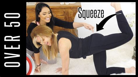 10 Minute Booty Burn Butt Lifting Workout For Women Over 50 Youtube