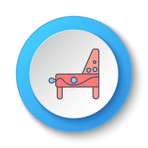 Round Button For Web Icon Pinball Game Arcade Retro Button Banner