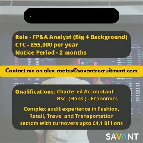 Alex Coates On Linkedin Fpna Finance Recruitment