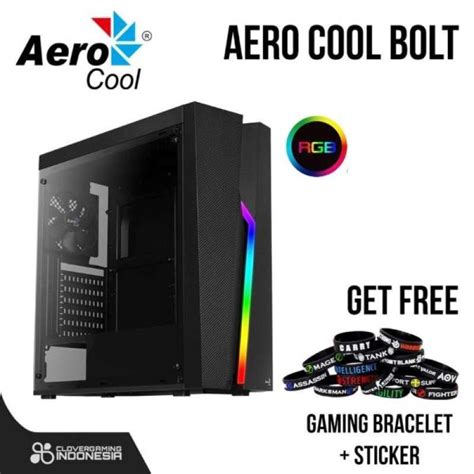 Jual Aerocool Bolt Aero Cool Casing Mid Tower Pc Di Seller Clover