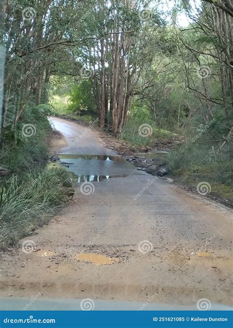 Waterway On The Road Iron Steel Rusty Grate Of Water Drain On Concrete