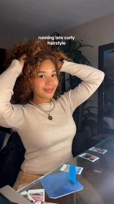 Cute Short Natural Hairstyle For 3b Curly Hair Video Cute Curly