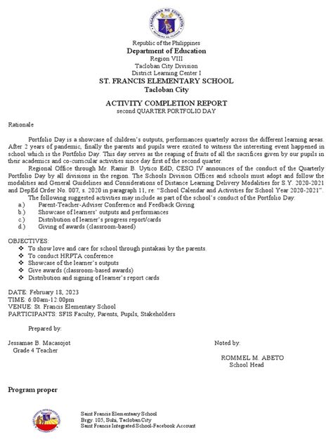 Acr 2nd Quarter Portfolio Pdf Behavior Modification Learning