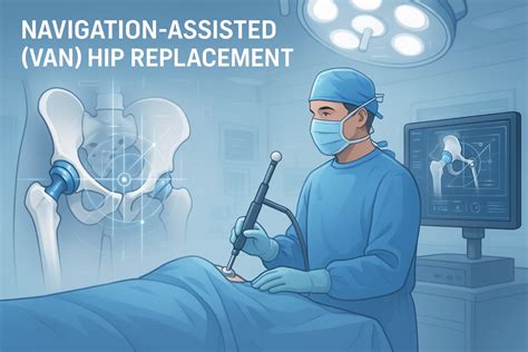 Navigation Assisted Van Hip Replacement Computer Hip