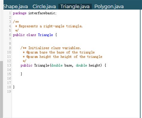 Solved Shape Java Circle Java Triangle Java Polygon Java Chegg