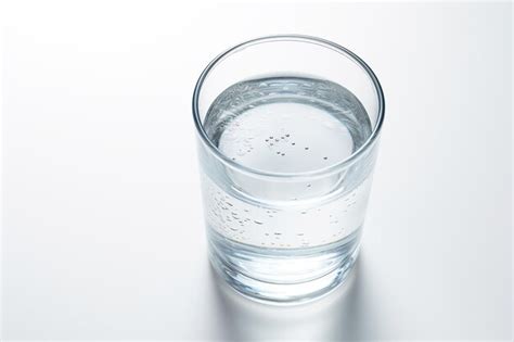 Premium Ai Image Glass Of Water Isolated On White Background