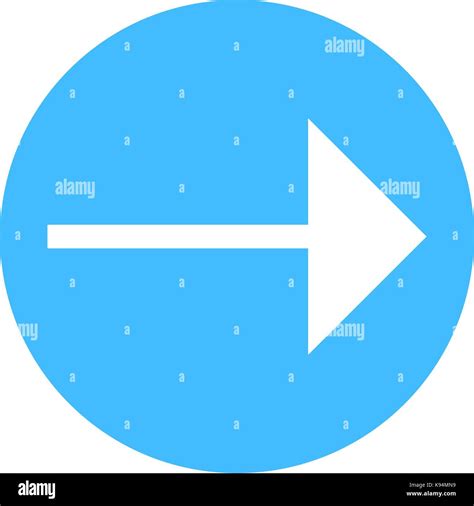 Arrow Sign Direction Icon Circle Button In Circular Shape Quick And Easy Recolorable Shape