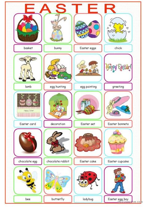 326 Easter English Esl Worksheets Pdf And Doc