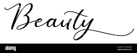 Beauty Card Hand Drawn Positive Quote Modern Brush Calligraphy