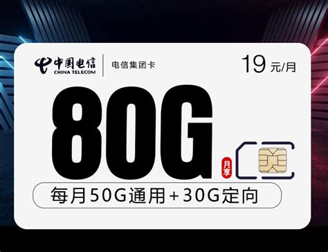电信集团卡【19元80g】 172号卡分销系统官网