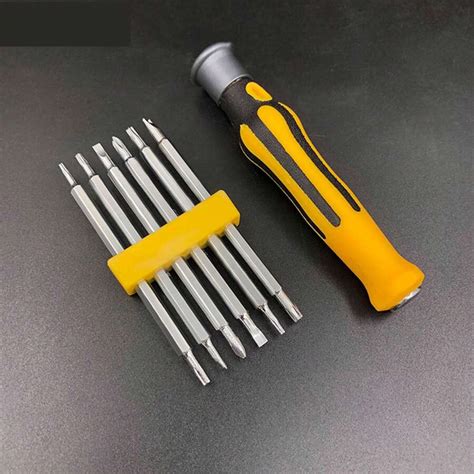 6 In 1 Double Head Dual Purpose Screwdriver Set Y Type U Shape Plum
