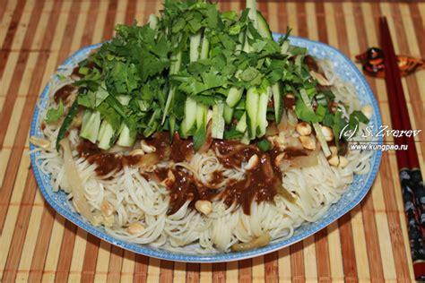 Холодная лапша по-сычуаньски (рецепт с фото) | Китайская кухня