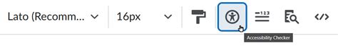 Accessibility Checker Accessibility Handbook For Teaching And Learning
