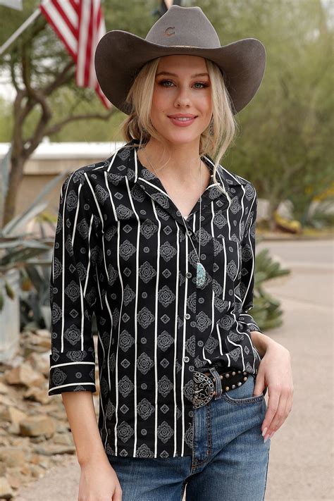 Cruel Girl® Womens Black Contrast Print 34 Sleeve Button Front Weste