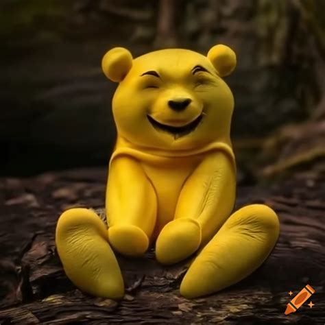 Close Up Of Winnie The Poohs Yellow Bear Feet On Craiyon