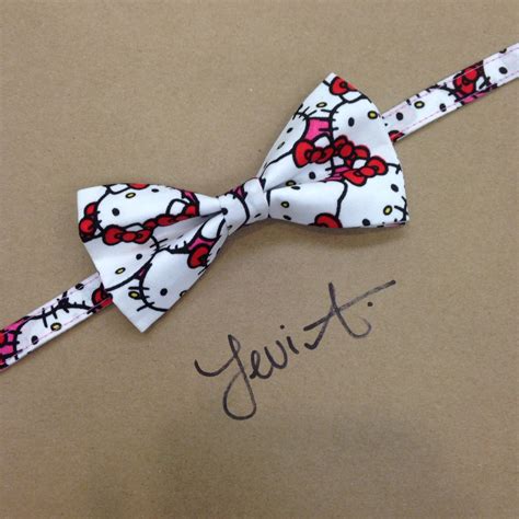 White Hello Kitty Bow Tie Hellokitty Bowtie Hello Kitty Bow Hello
