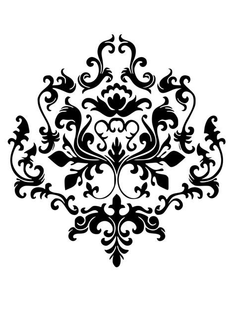 Free Damask Pattern Png Download Free Damask Pattern Png Png Images