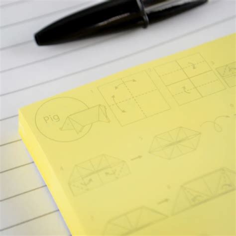 Origami Sticky Notes The T Experience