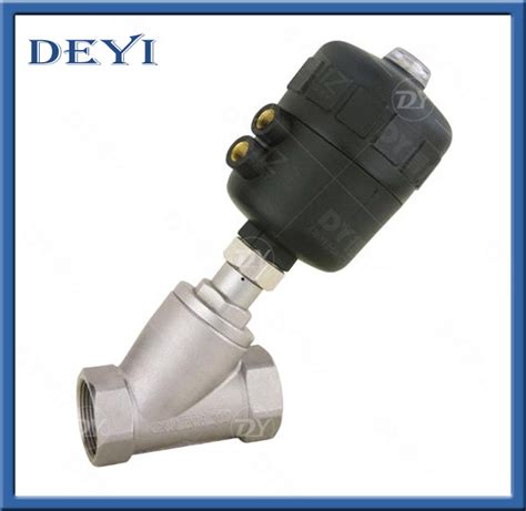 Dn20 Pneumatic Angle Seat Valve With Stainless Steel Actuator Valvula
