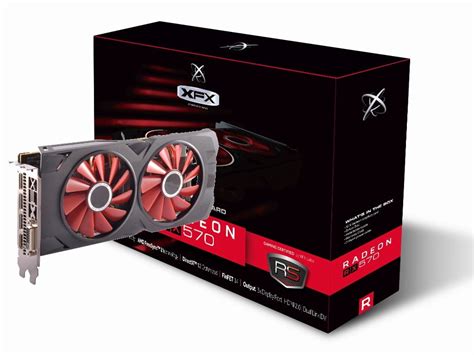Xfx Amd Radeon Rx 570 Black Edition 8g Graphics Card Rx 570p8dbd6