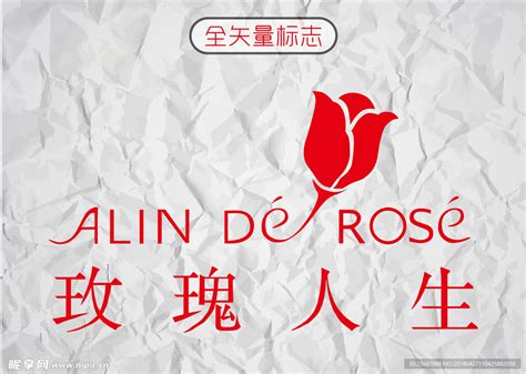 玫瑰人生设计图logo设计广告设计设计图库昵图网