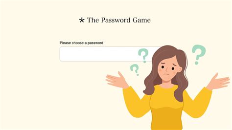 The Password Game Le Jeu Qui Stimule Votre Cerveau Et Défie Votre