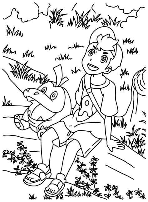 Roy Pokemon Coloring Pages Free Printable Pdf And Online Coloring
