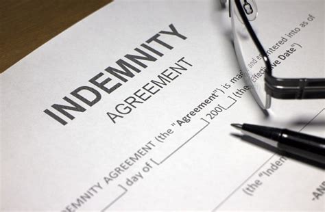 Indemnity Agreement Template