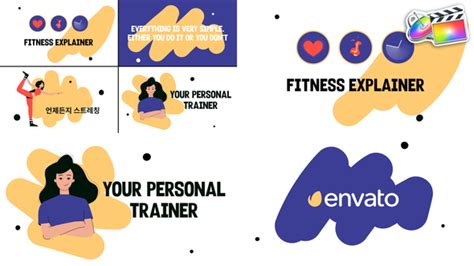 Fitness Explainers For Fcpx Apple Motion Templates Videohive