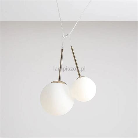 Bosso Mini 14 lampa wisząca mała biała kula 14 cm Aldex Lampy Lampiszon pl
