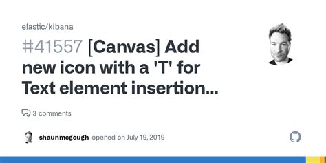 Canvas Add New Icon With A T For Text Element Insertion Into