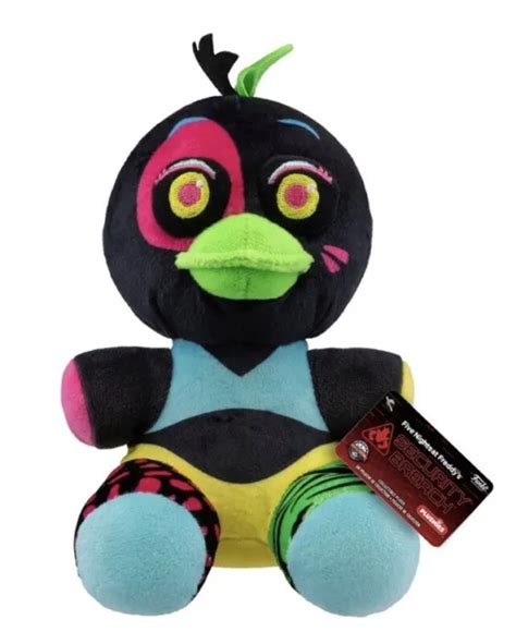 Funko Five Nights At Freddys Glamrock Chica Blacklight Plush Security