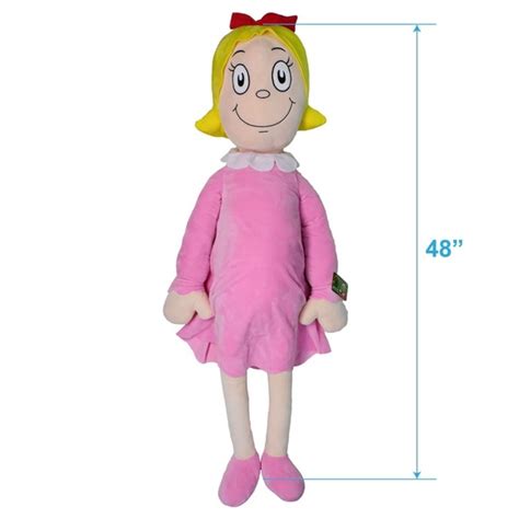 Dr Seuss Accessories Cindy Lou Grinch Christmas Jumbo Plush 4 Feet