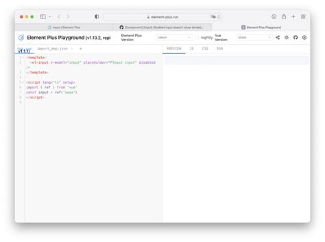 Component Input Disabled Input Doesnt Show Binded Value · Issue 9117 · Element Plus