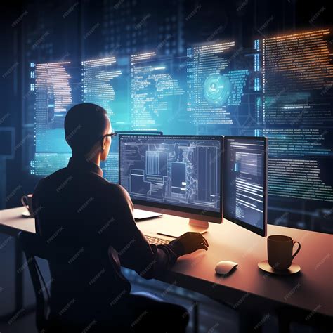 Premium Photo Developing Programming And Coding Technologies Website Design Programmer