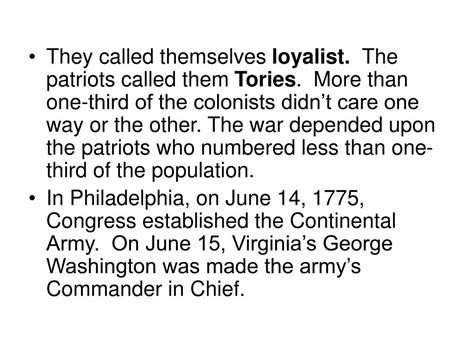 Ppt The Second Continental Congress May 1775 Powerpoint