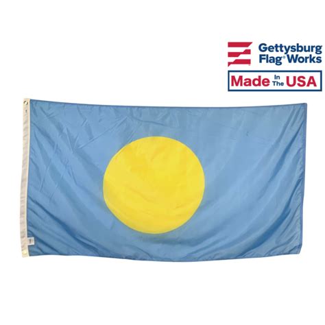 Palau Flag Palau Flags Australia And Oceania Flags