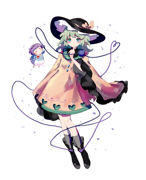 Cake Mogo Komeiji Koishi Komeiji Satori Touhou Commentary English