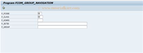 FCOM GROUP SAP Tcode Navigate To Group SAPGui Transaction