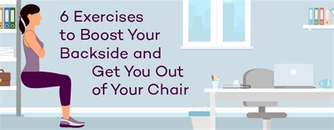 Six Exercises To Boost Your Backside And Get You Out Of Your Chair