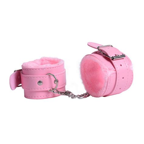 China Sexy Adjustable Pu Leather Plush Handcuff Ankle Cuff Restraints