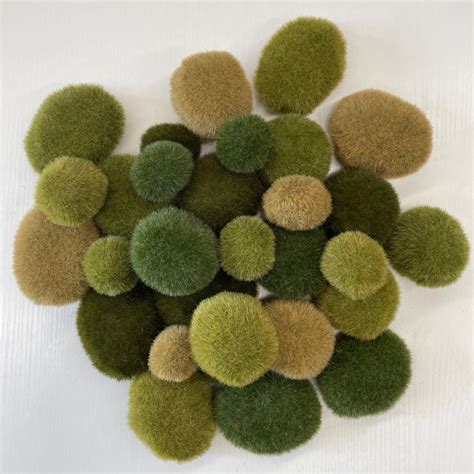 仿真块苔藓植绒草坪毛石头绿色多肉植物摆放花艺落地造景装饰青苔 虎窝淘
