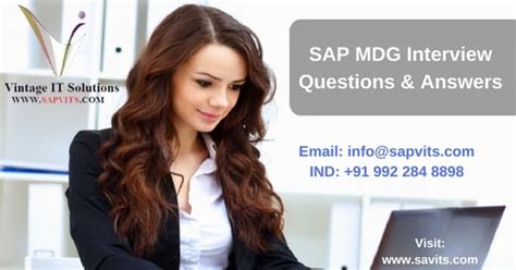 SAP MDG Interview Questions And Answers SAP MDG Interview Questions And Answers