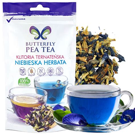 Niebieska Herbata Butterfly Pea Tea Klitoria 50g 5905326400747