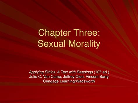 Ppt Chapter Three Sexual Morality Powerpoint Presentation Id 684344