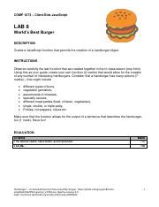 Lab Comp Pdf Comp Client Side Javascript Lab World S