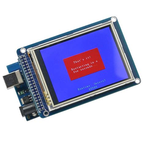 Sainsmart Mega2560 Board32 Tft Lcd Module Displayshield Kit For Atmel Atmega Avr 16au