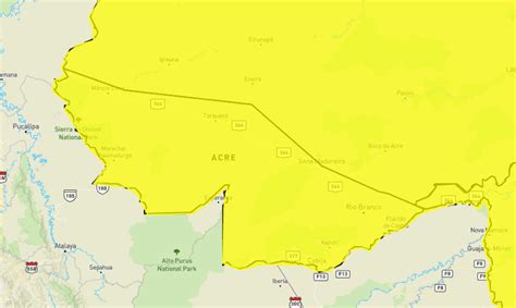 Acre Inicia Semana Com Mais Um Alerta De Perigo Potencial Para Chuvas