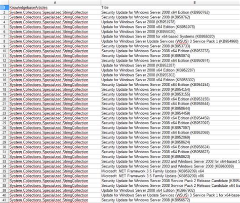 How To Get An Export Of Wsus Updates Listing Windows Spiceworks